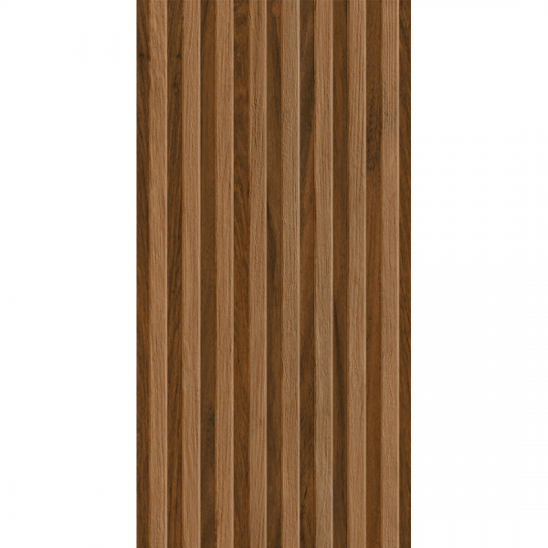 Revestimiento Cerámico Lume Ripado Canela Acetinado / Relieve 45x90 1,62 M²