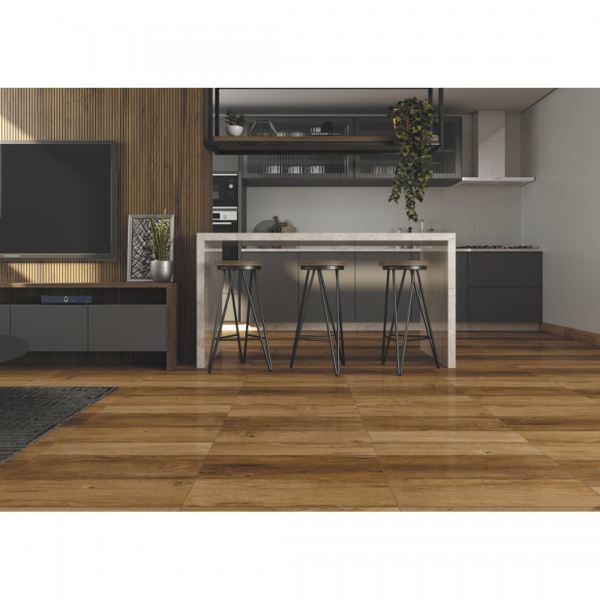 Piso Ceramico Angelgres New Legno Linear Brillante 60x60 2,52 M² Ext ...